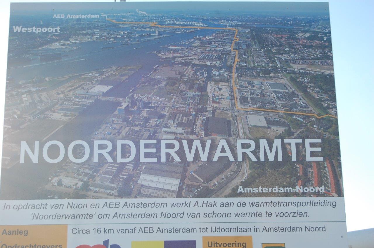 Stadsverwarming in noord